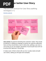 User Story Template 01 | PDF | Computing | Cognition