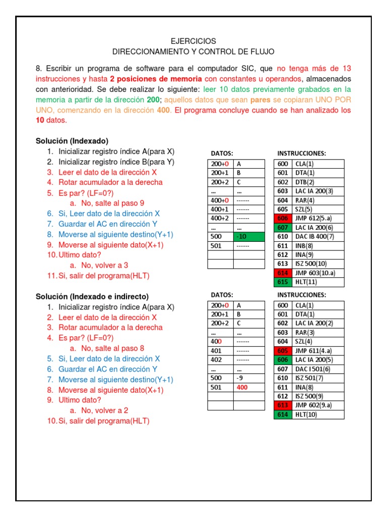 ETN 821 Soluciones Ejercicios SIC | PDF | Poco | Bienes manufacturados