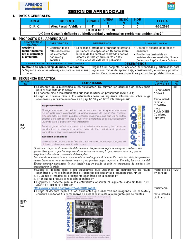 Sesion 5 | PDF | Aprendizaje | Alimentos