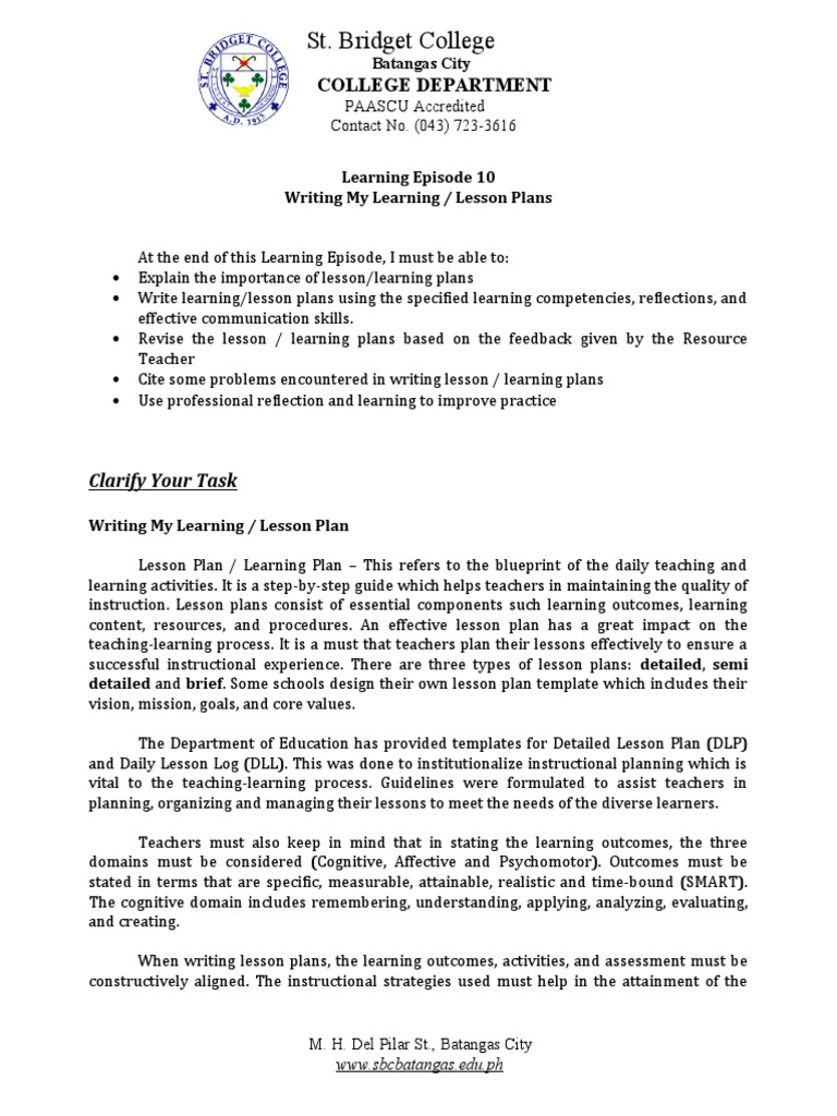 Episode 10 | PDF | Lesson Plan | Circulatory System