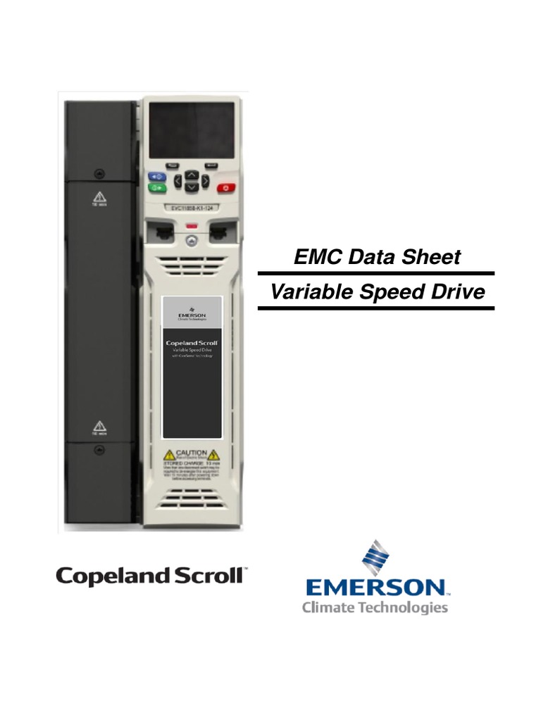 EMC Data Sheet Variable Speed Drive | PDF | Electromagnetic ...