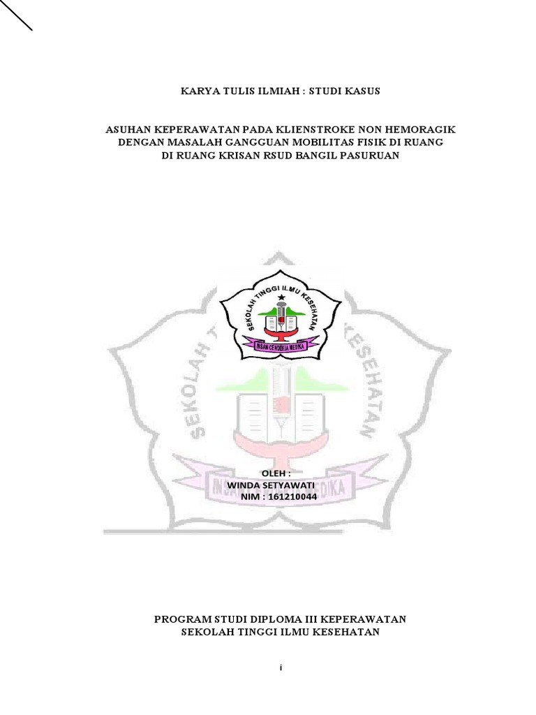 PDF KTI Stroke | PDF | Sains & Matematika