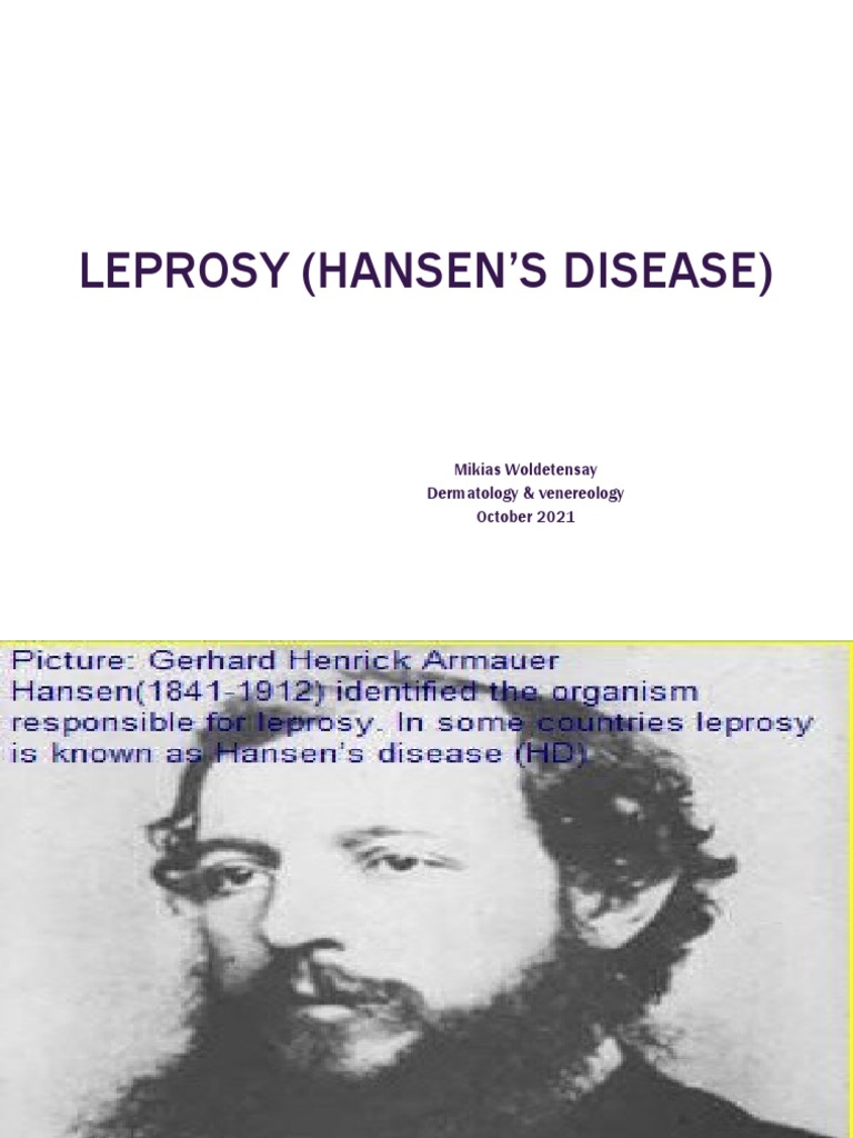 Leprosy: Pathophysiology and Diagnosis | PDF | Leprosy | Peripheral ...