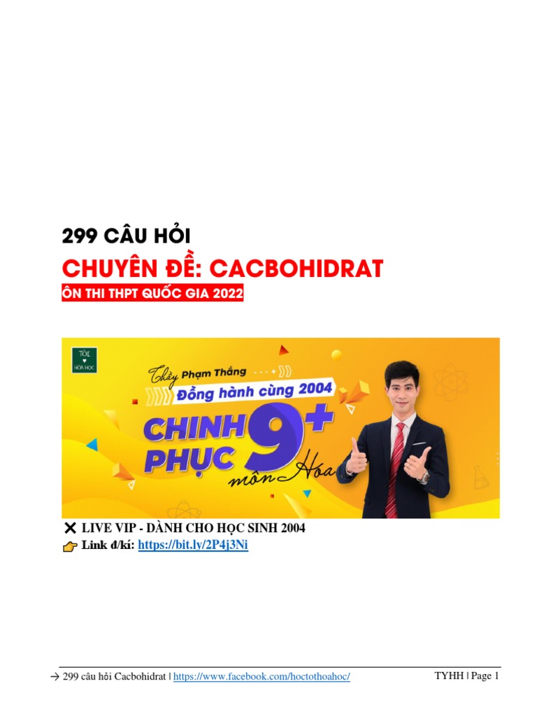 299 Cacbohidrat | PDF