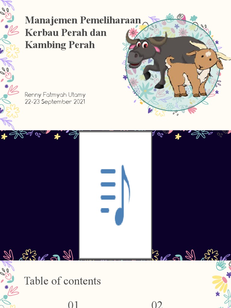 Kerbau Perah Dan Kambing Perah | PDF