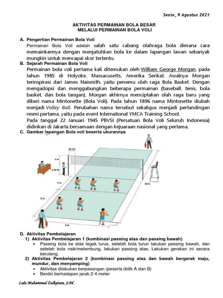 Modul Bola Voli 9 | PDF