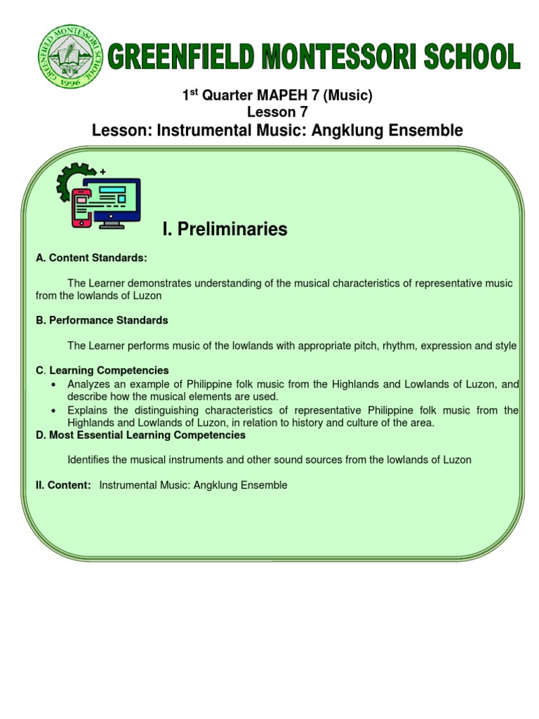 Mapeh 7 Lesson 7 | PDF