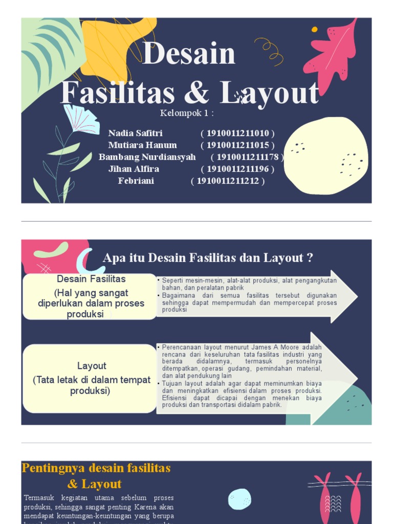 Desain Fasilitas dan Layout Produksi | PDF