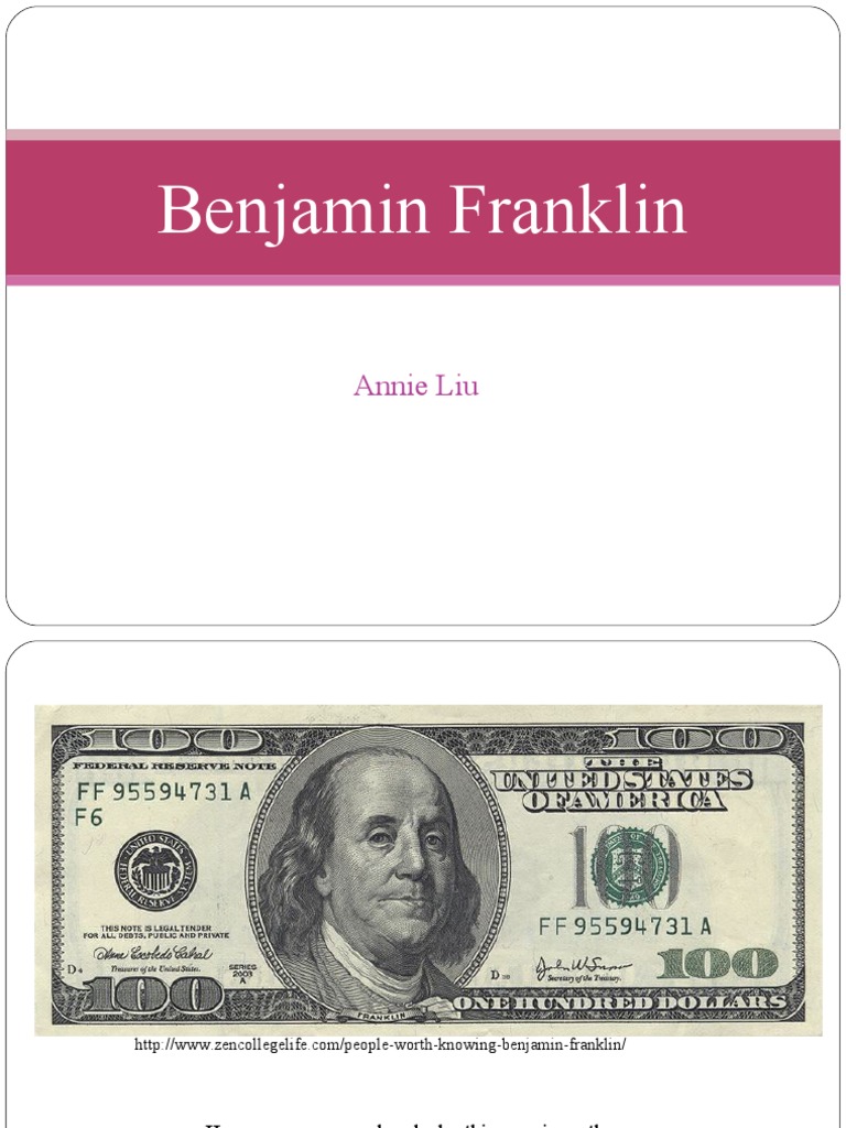 Benjamin Franklin Powerpoint | PDF | History