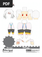 Akame Ga Kill - Esdeath Papercraft | PDF