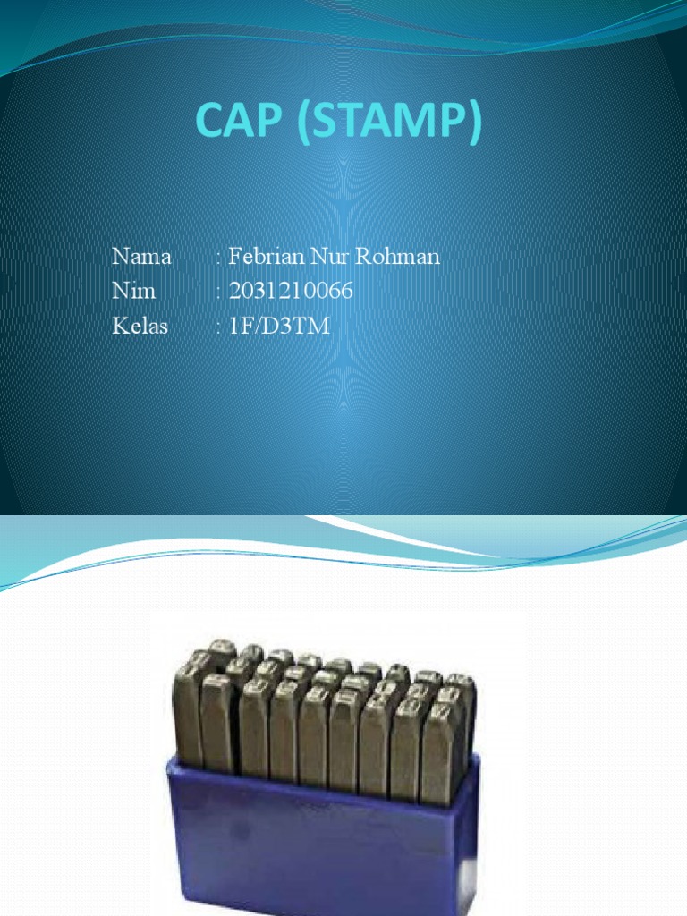 Cap (Stamp) | PDF