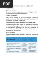 Estructura de Un Informe Académico | PDF