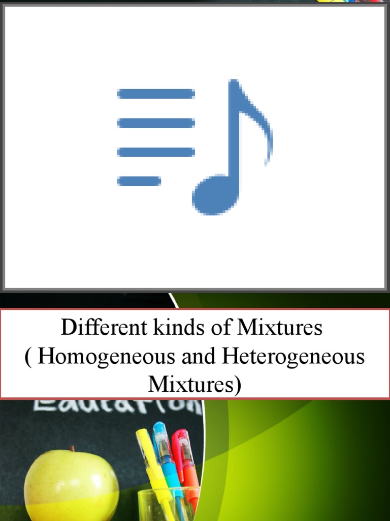 Mixture Ppt 1st Download Free Pdf Mixture Homogeneity And