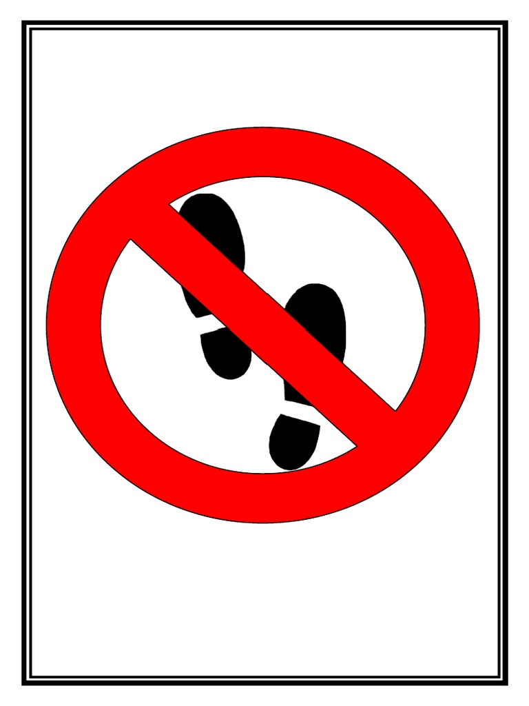 Sepatu Dan Sandal Harap Lepas | PDF