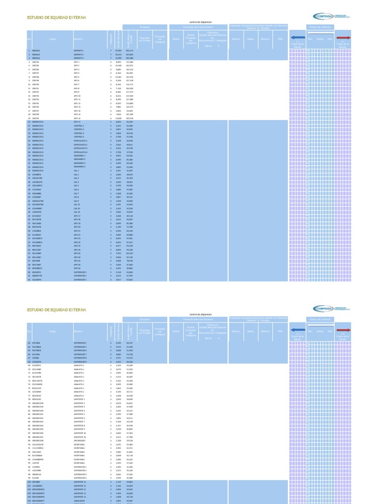 Equidad Externa - Ejm 1 | PDF