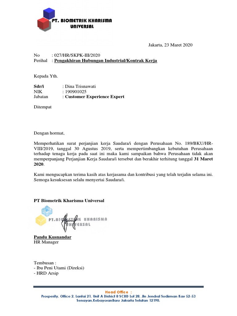 Contoh Paklaring Biometrik | PDF
