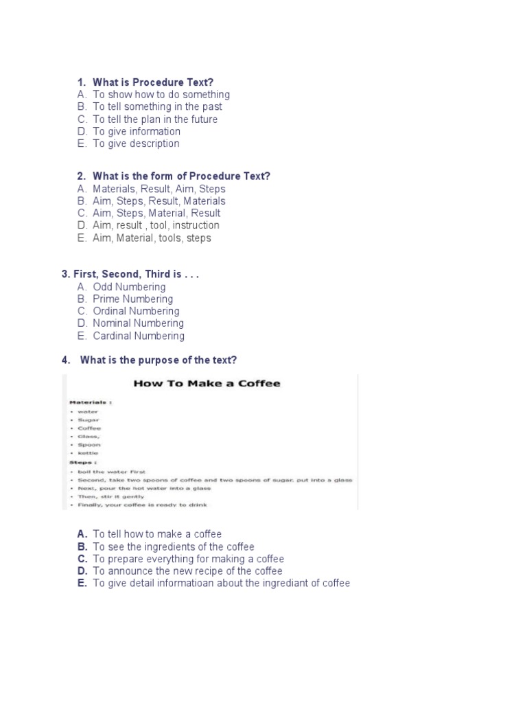 Xii A-B Latihan Soal Procedure Text | PDF | Refrigerator | Cakes