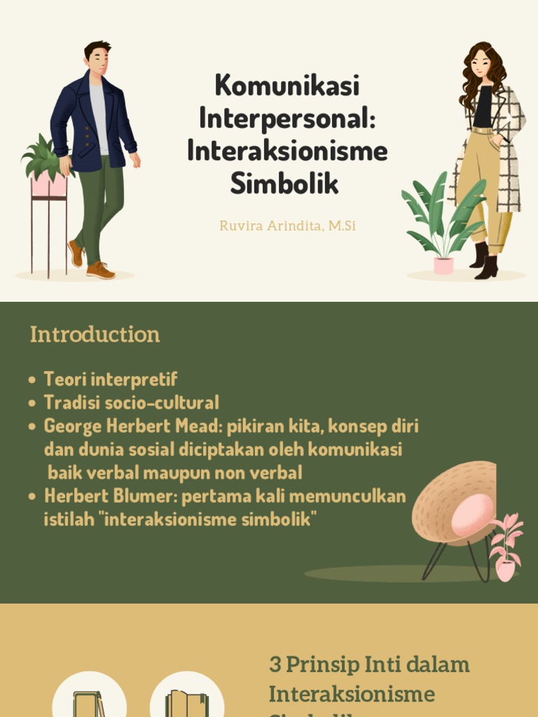 Komunikasi Interpersonal - Interaksionisme Simbolik - 2021 | PDF