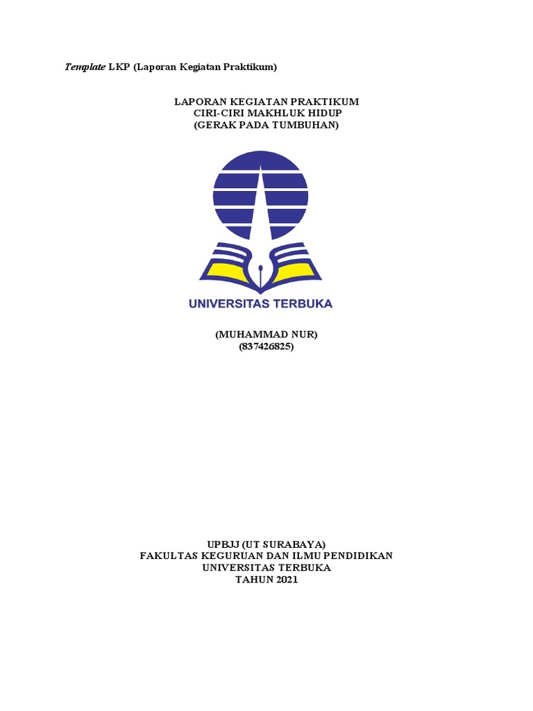 Template LKP | PDF | Sains & Matematika | Komputer