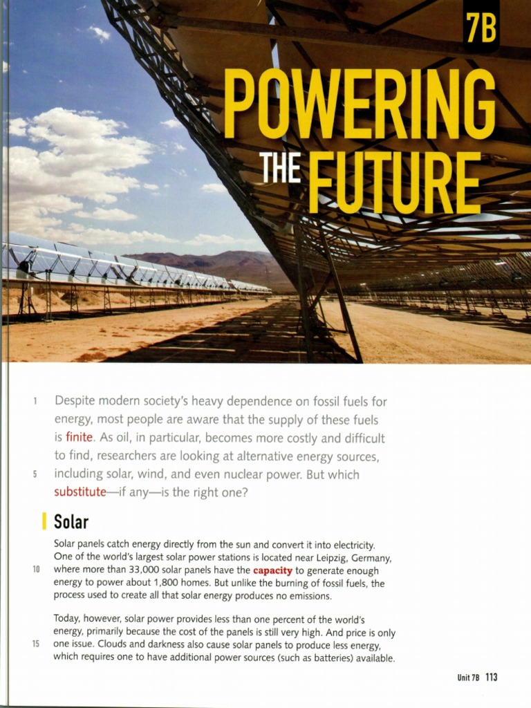Alternatives to Fossil Fuels Explained | PDF | Nuclear Power | Solar Power