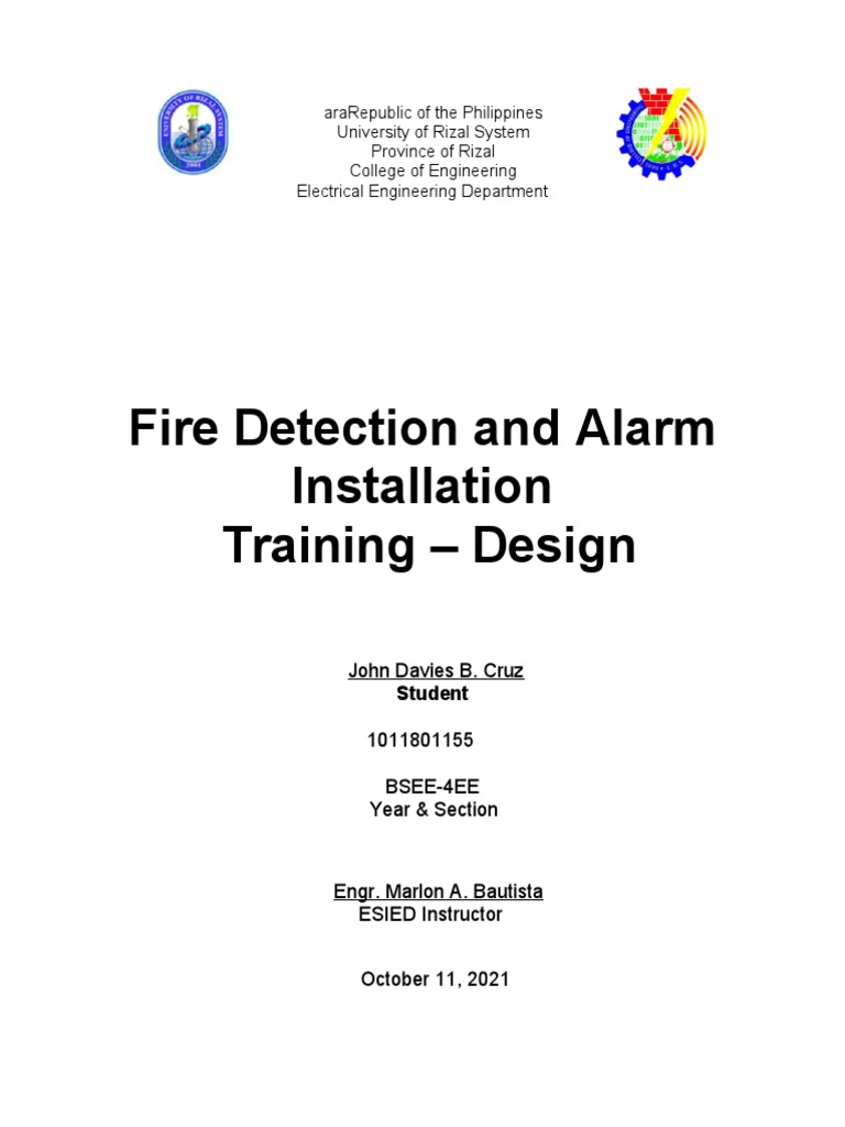 Fire Alarm System Design Overview | PDF | Power Supply | Electrical ...