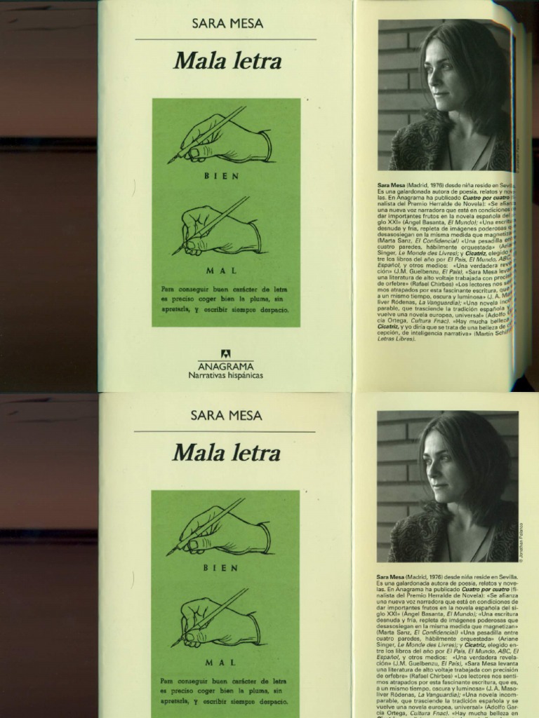 Mala Letra - Sara Mesa | PDF