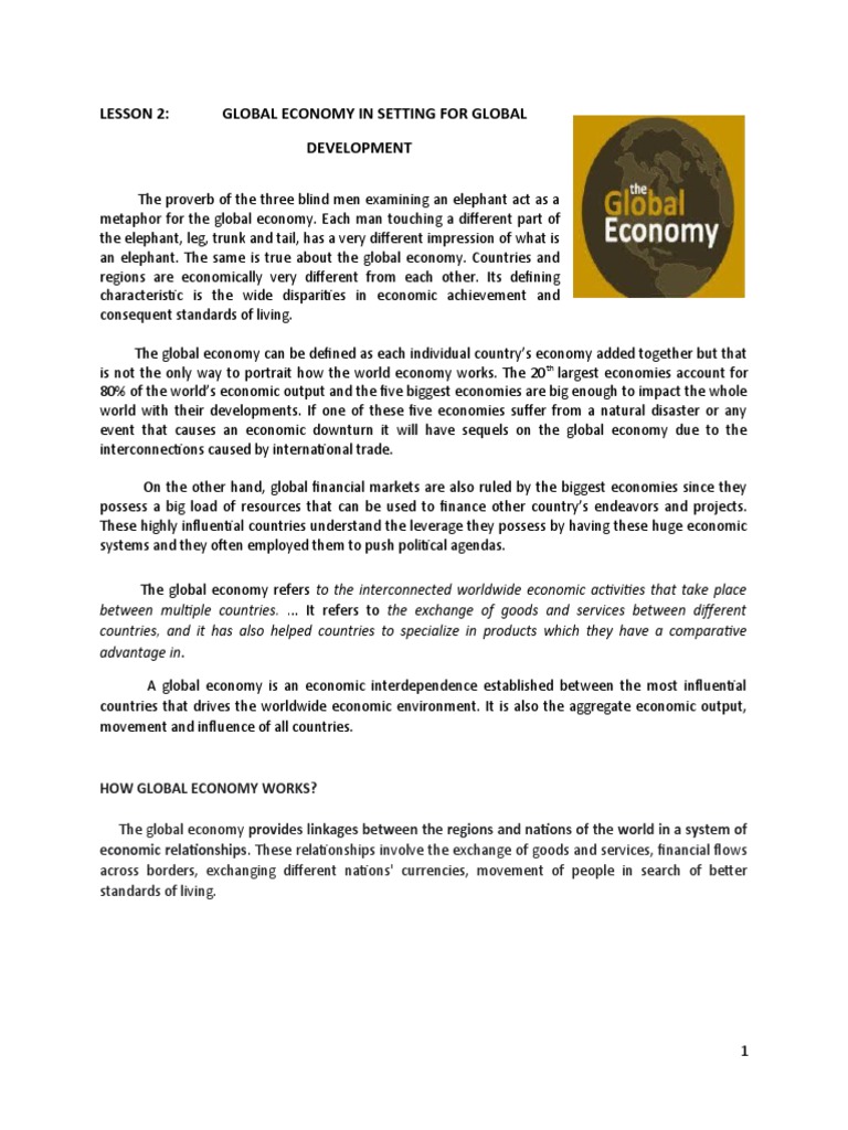 Understanding the Global Economy Dynamics | PDF | Cryptocurrency ...