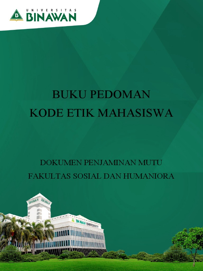 Kode Etik Mahasiswa FSH | PDF