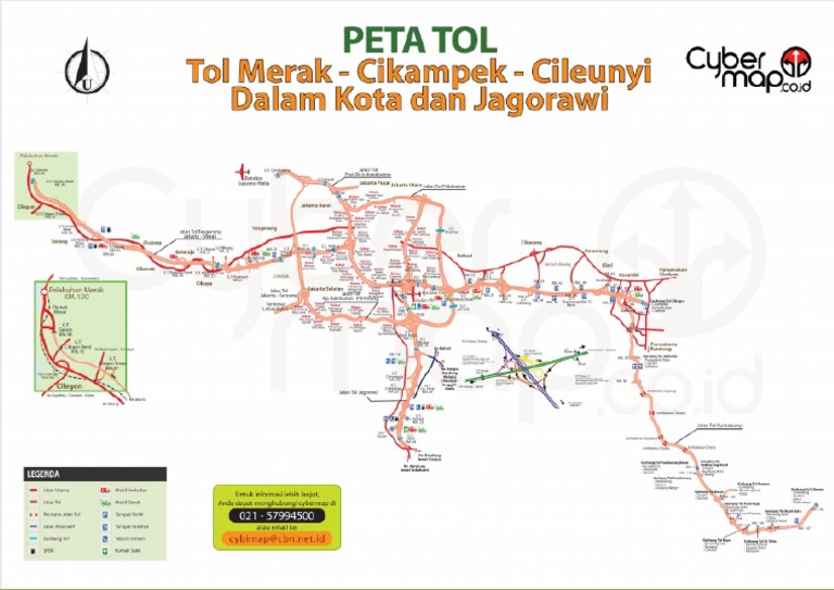 Peta Tol Jakarta Sekitarnya | PDF