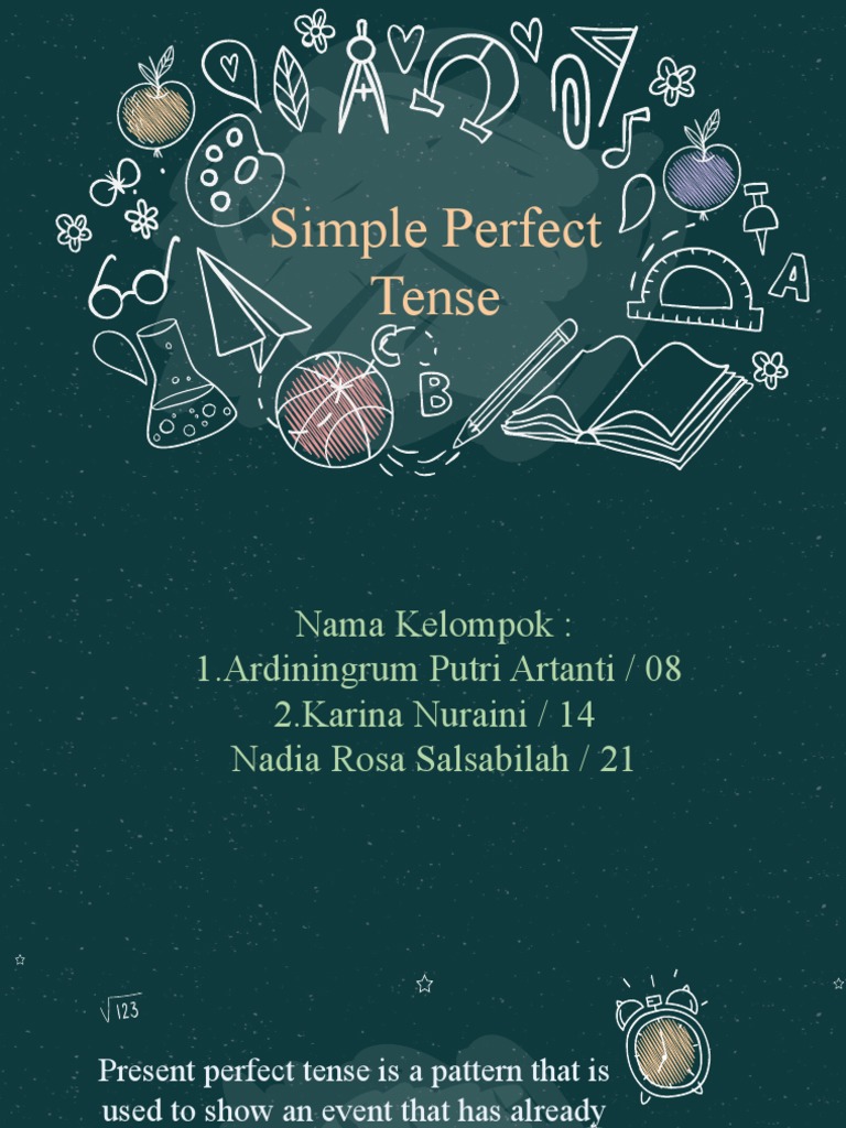 Simple Perfect Tense | PDF | Verb | Grammatical Tense