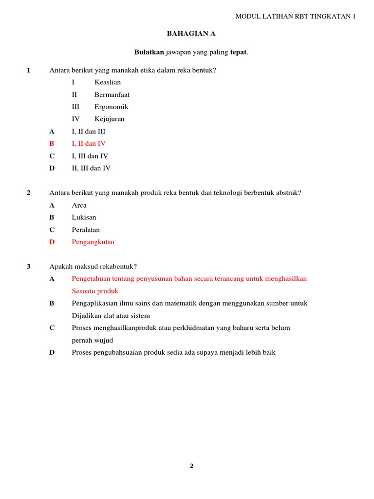 Skema Modul RBT T1 | PDF