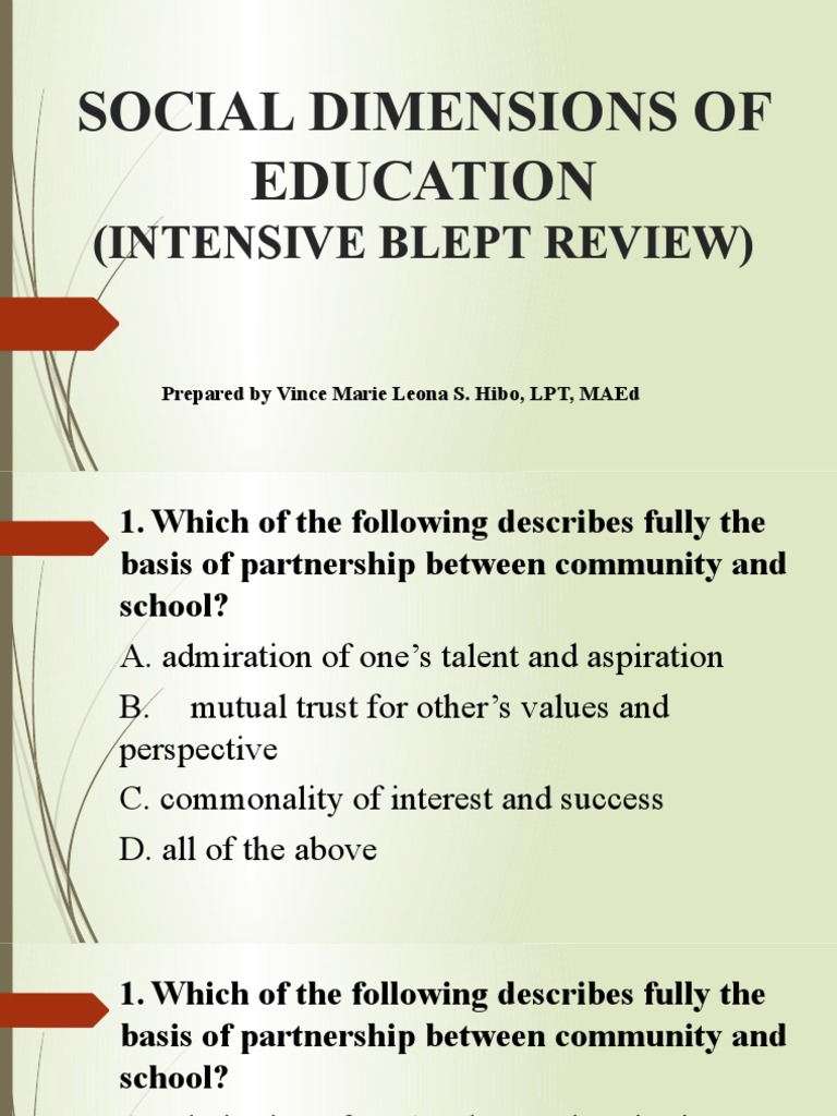 Social Dimensions of Education | PDF | Multiculturalism | Teachers