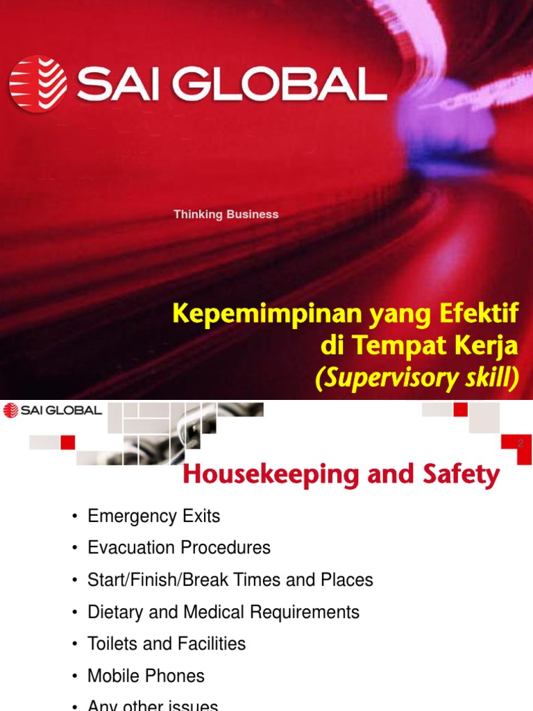 Materi Supervisory Skill | PDF
