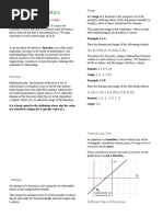 General Mathematics Reviewer! | PDF | Asymptote | Function (Mathematics)