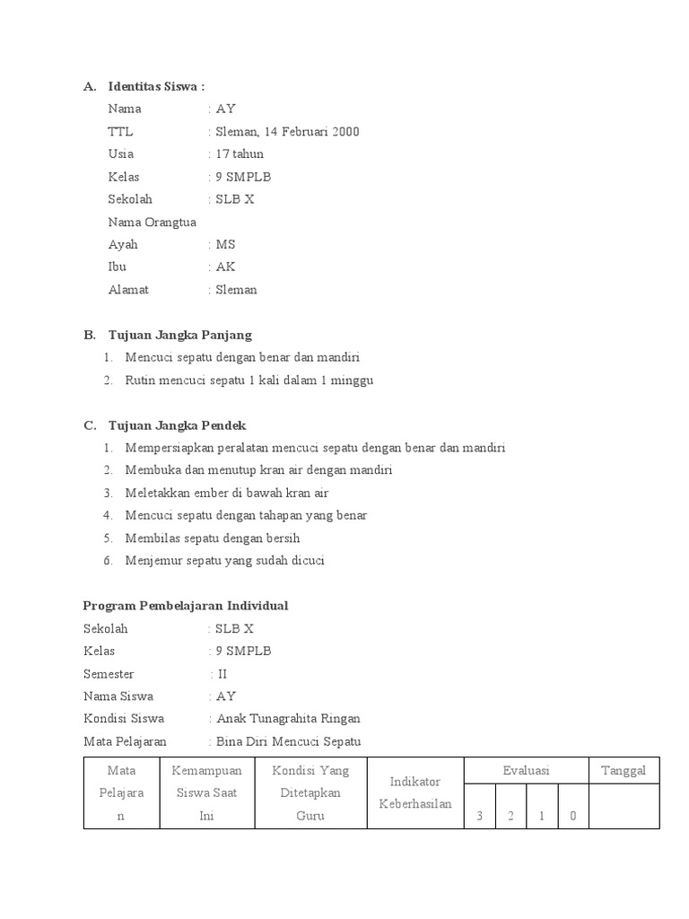 Contoh PPI SLB 3 | PDF