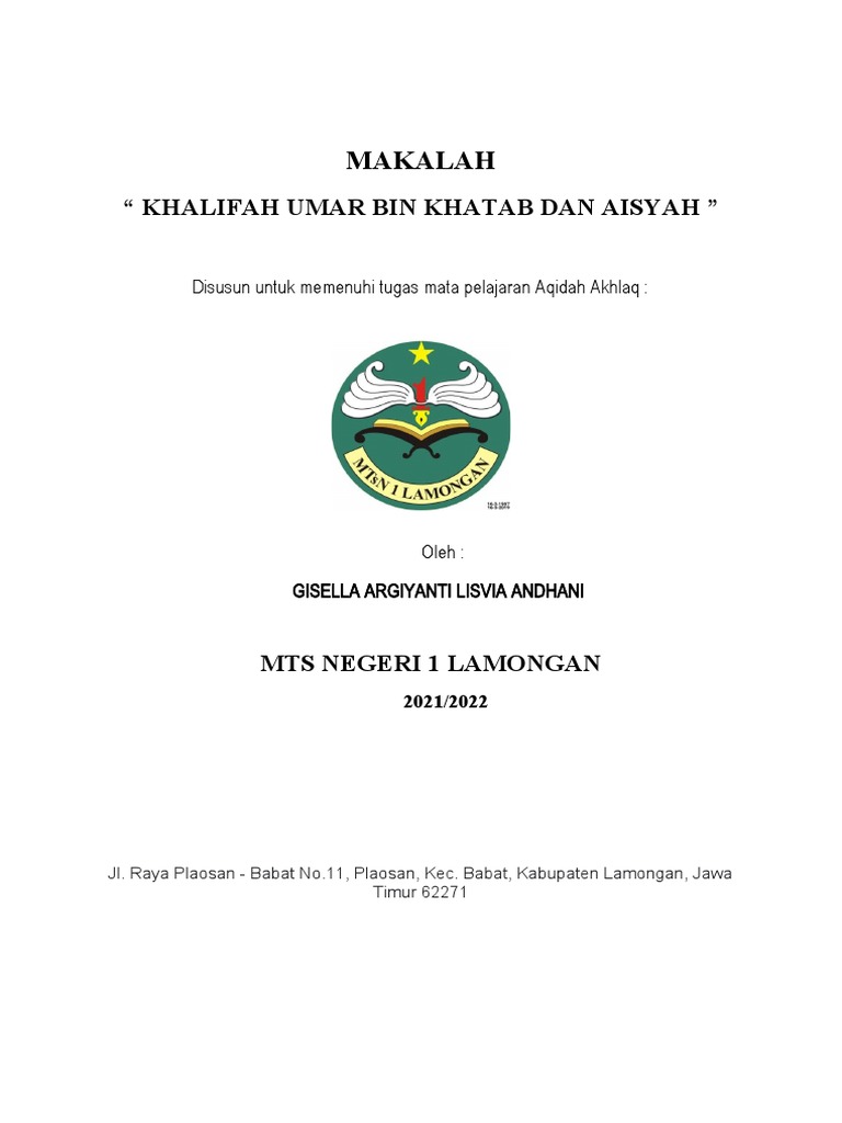 Makalah Aqidah | PDF