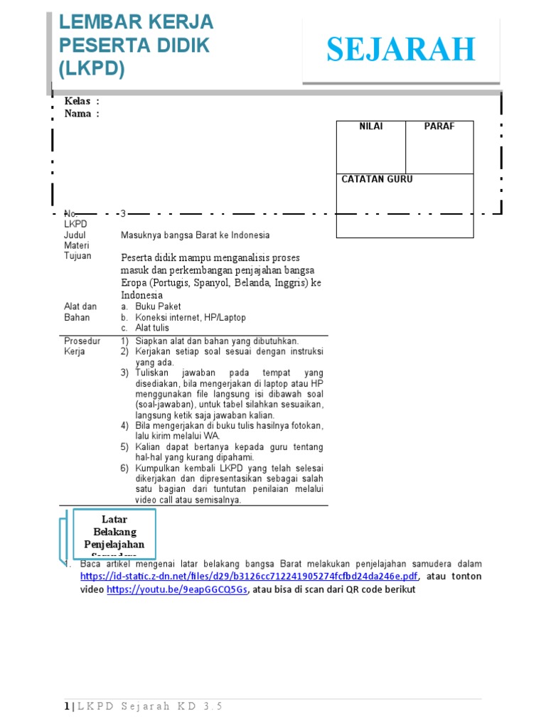 LKPD 5, Ristip | PDF