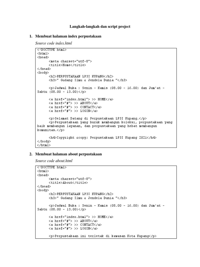 Modul Project HTML Dan Css | PDF
