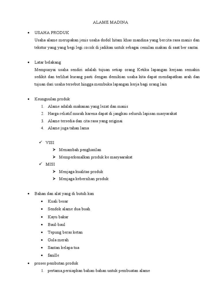 Alame Madina | PDF | Memasak, Makanan, & Anggur