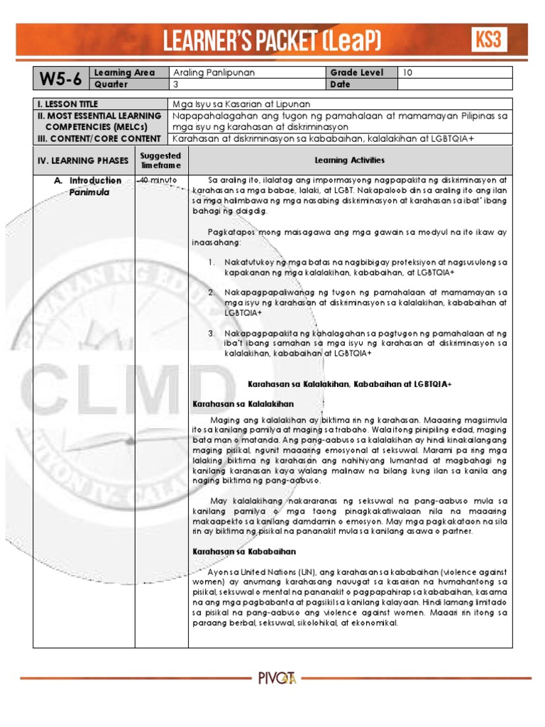 LeaP AP G10 Weeks 5 6 Q3 Real | PDF