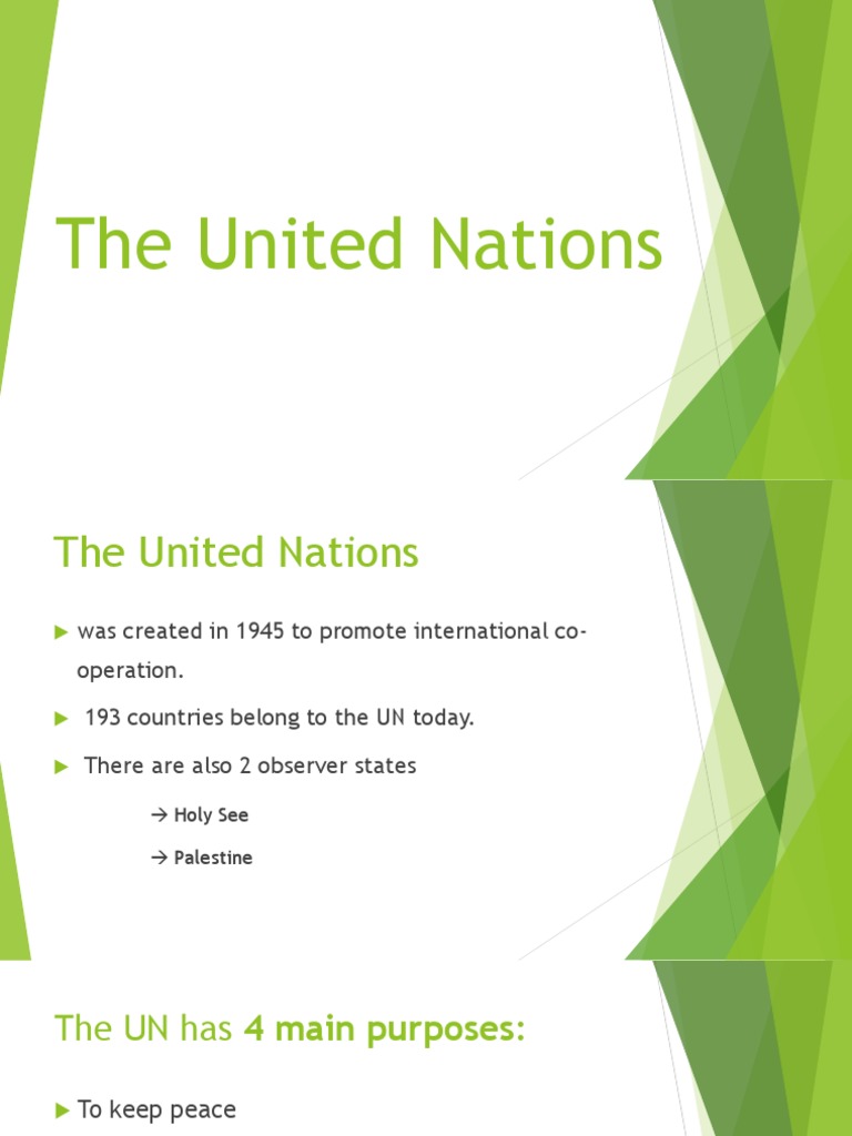 Challenges Facing the United Nations | PDF | World Politics | United ...