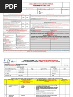 Job Safety Analysis: Trench Preparation & Thrust Boring Activity ...
