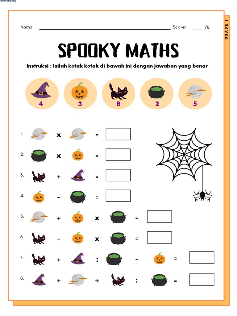 Spooky Math | PDF