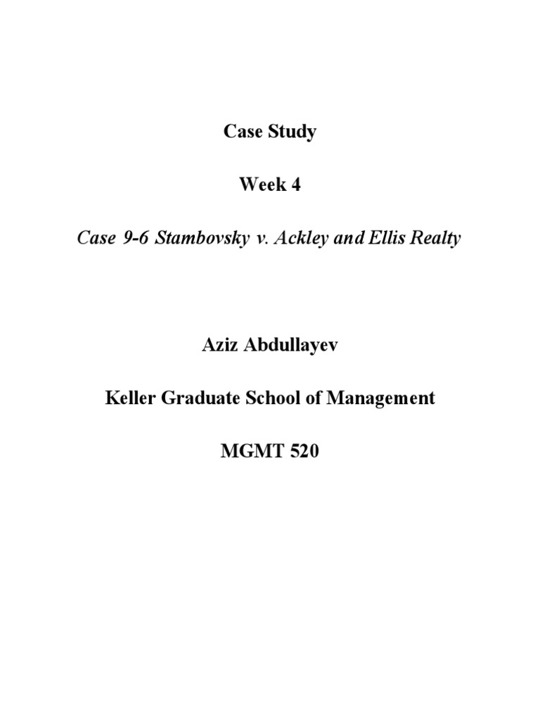 Stambovsky v. Ackley: Haunted House Case | PDF | Justice | Crime & Violence
