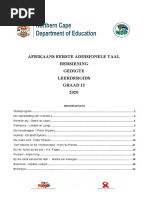 Afrikaans Writing Formats and Layouts | PDF