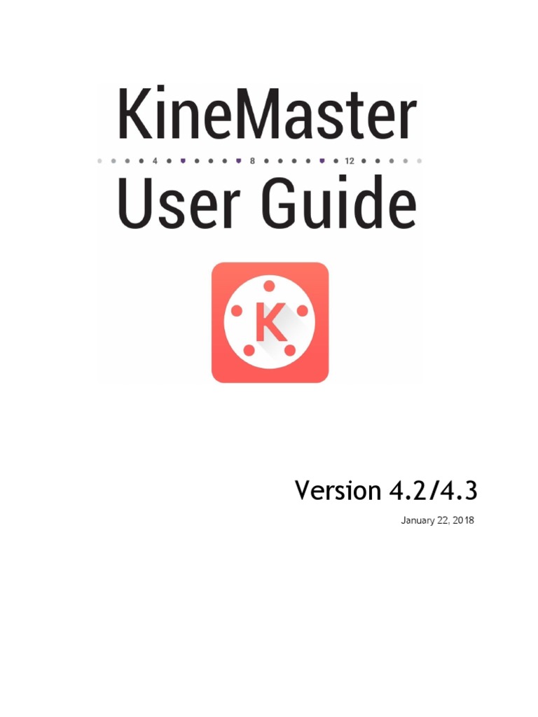 Kine Master User Guide | Download Free PDF | Ios | I Pad