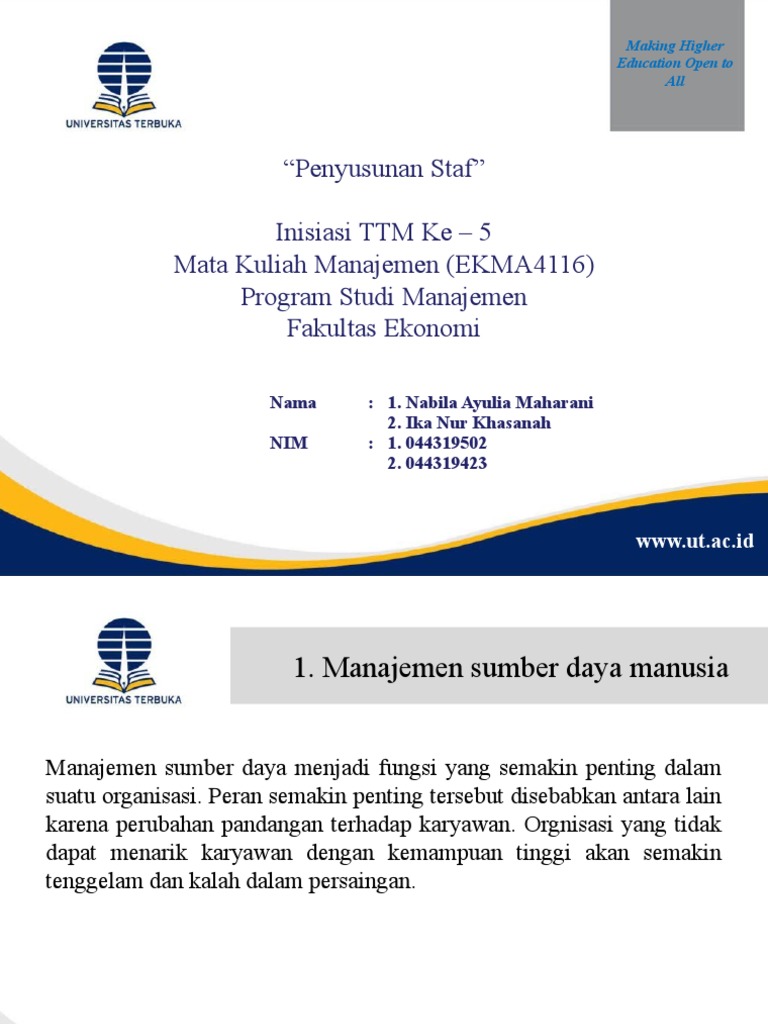 Manajemen Ut | PDF
