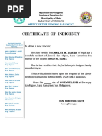 Certificate of Indigency - Philhealth | PDF | Philippines