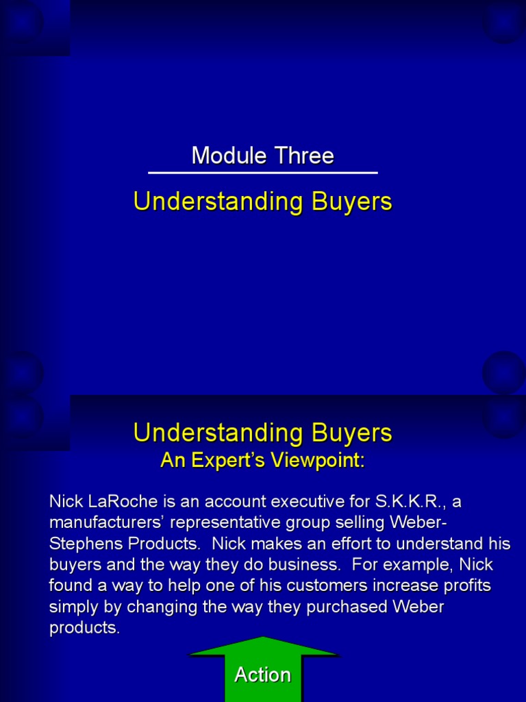 Understanding Buyer Characteristics | PDF | Procurement | Demand