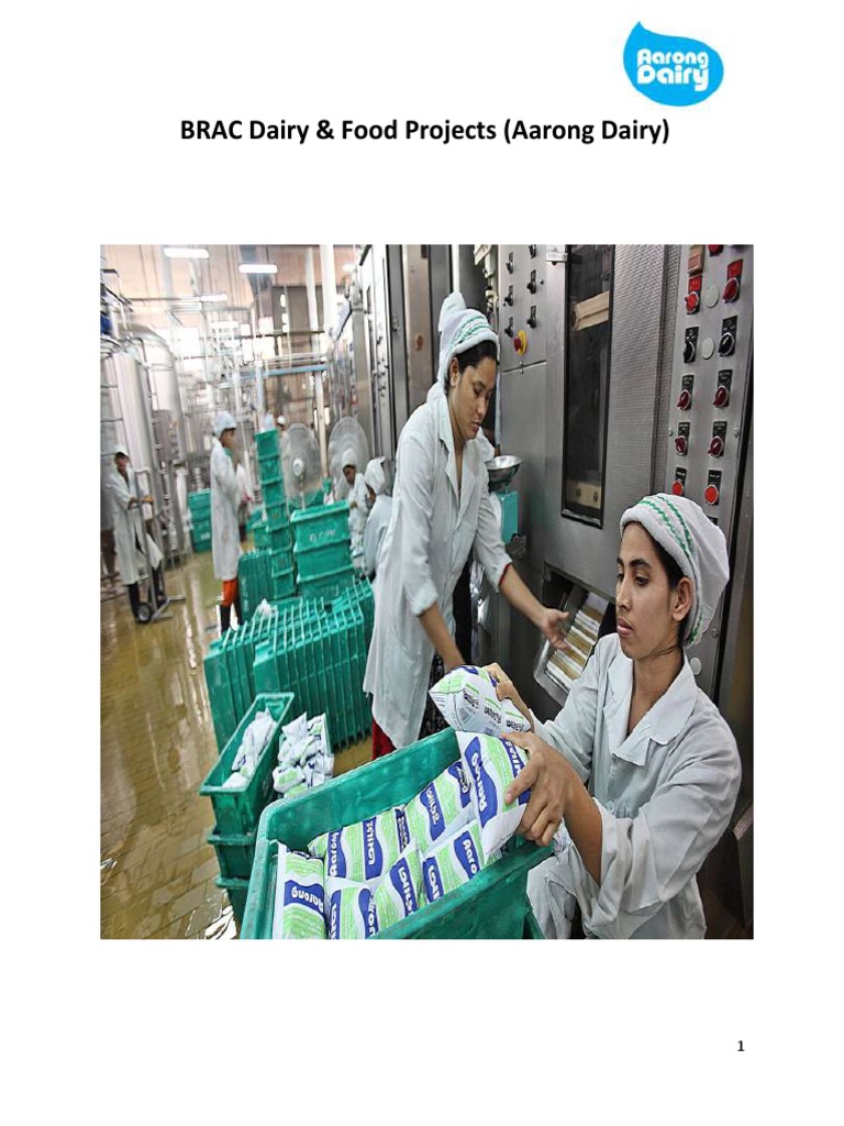BRAC Dairy & Food Projects (Aarong Dairy) | PDF | Marketing | Retail